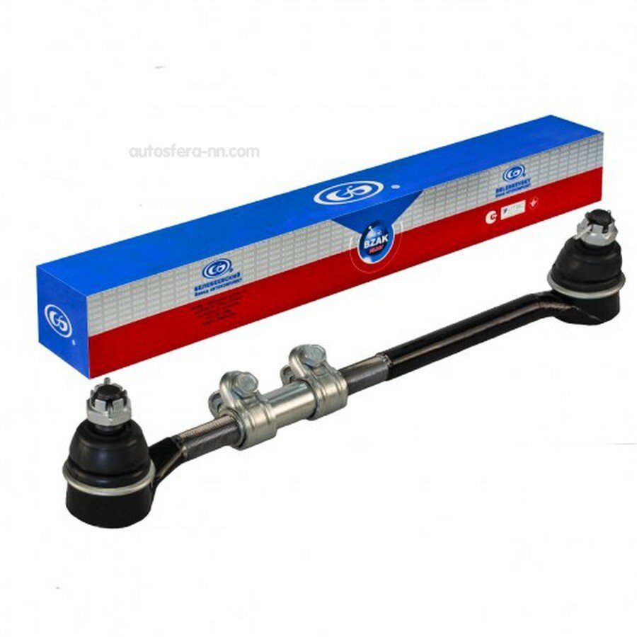 BZAK 906537 Тяга рул 2101-07 лев в сб (внутр + скрутка + наружн) "бзак"