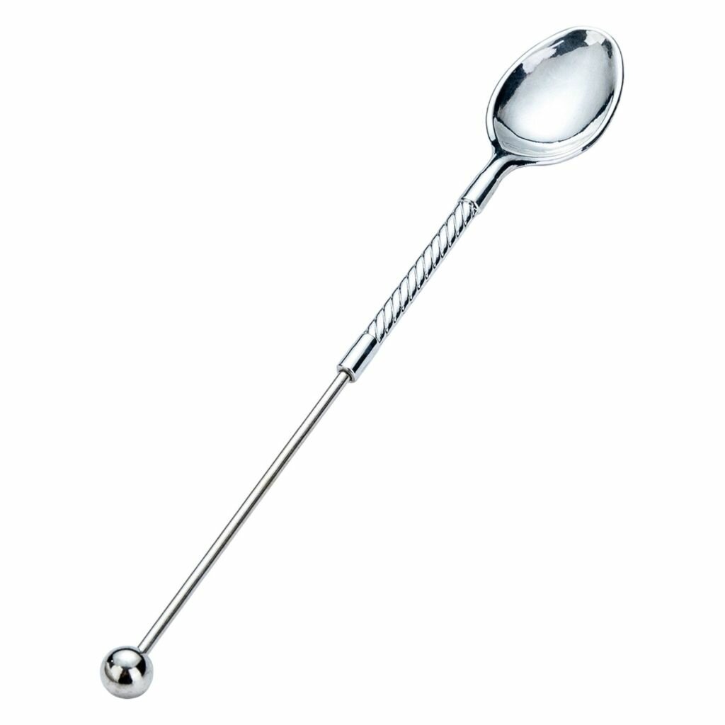 Ложка из бисера своими руками-серебро с гальваническим покрытием