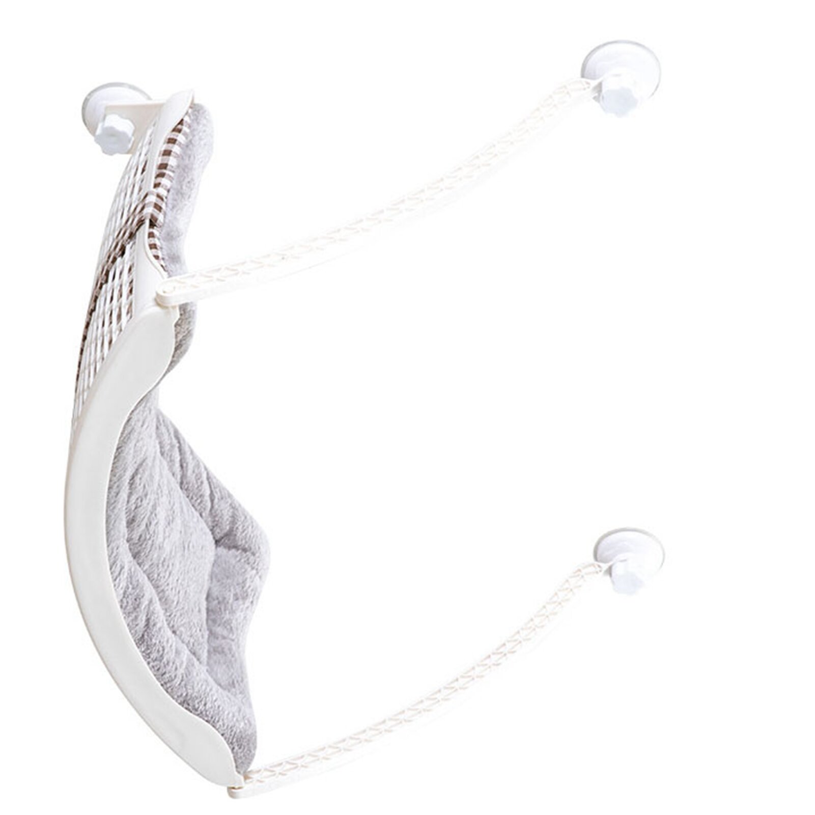 Подвесная кошачья гамак для окна с сильной нагрузкой и вентиляционной решеткой, белый бархатный подоконник для кошек