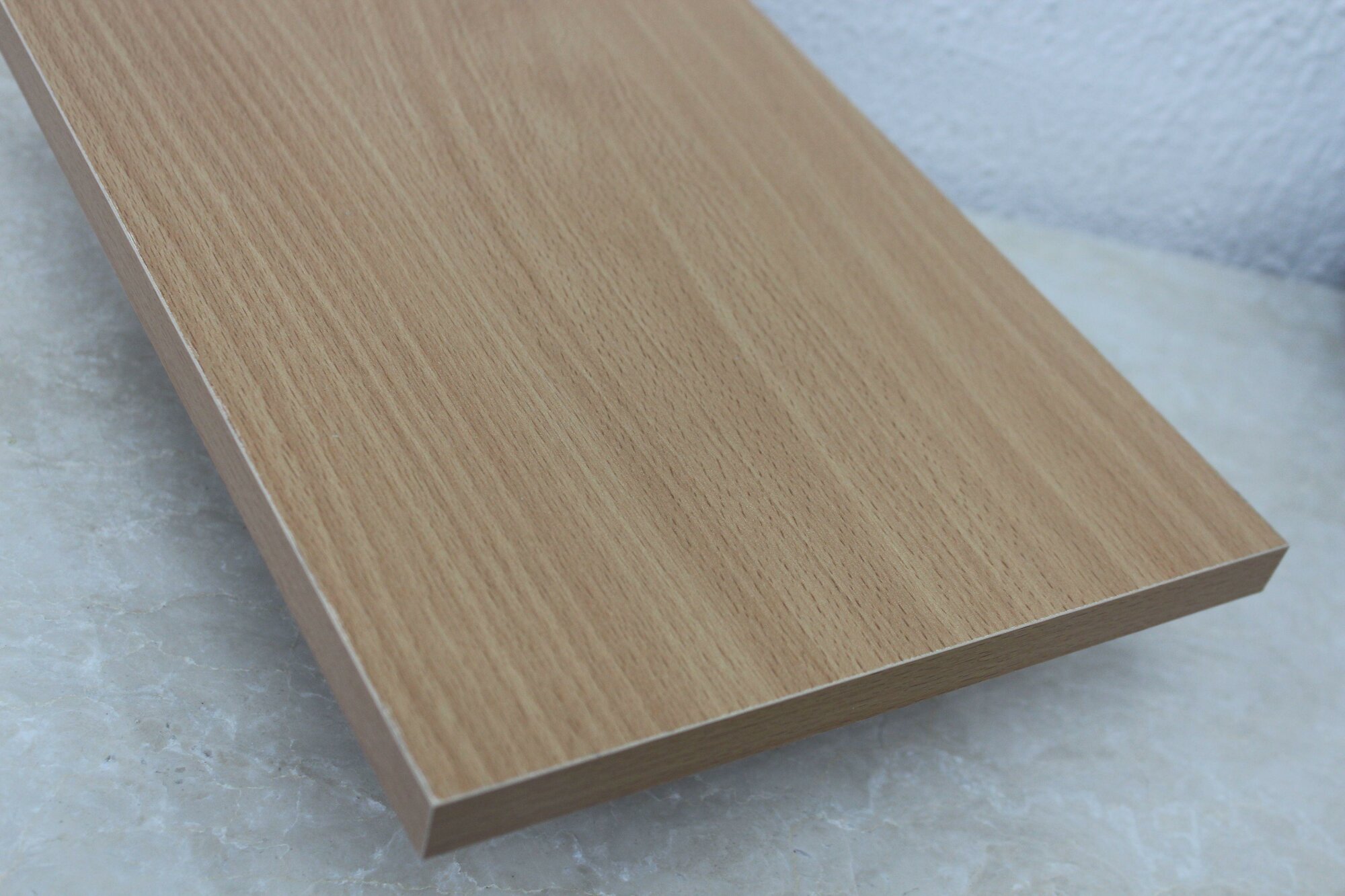 Мебельный щит, 16 мм, 620 х 150 мм, с кромкой 1 мм, цвет Бук Бавария