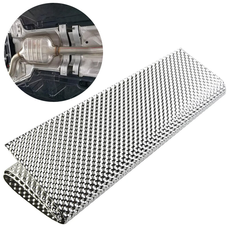 Шасси выхлопной трубы теплоизоляции тисненая пластина автомобильный моторный отсек полусферический шаблон алюминиевая пластина