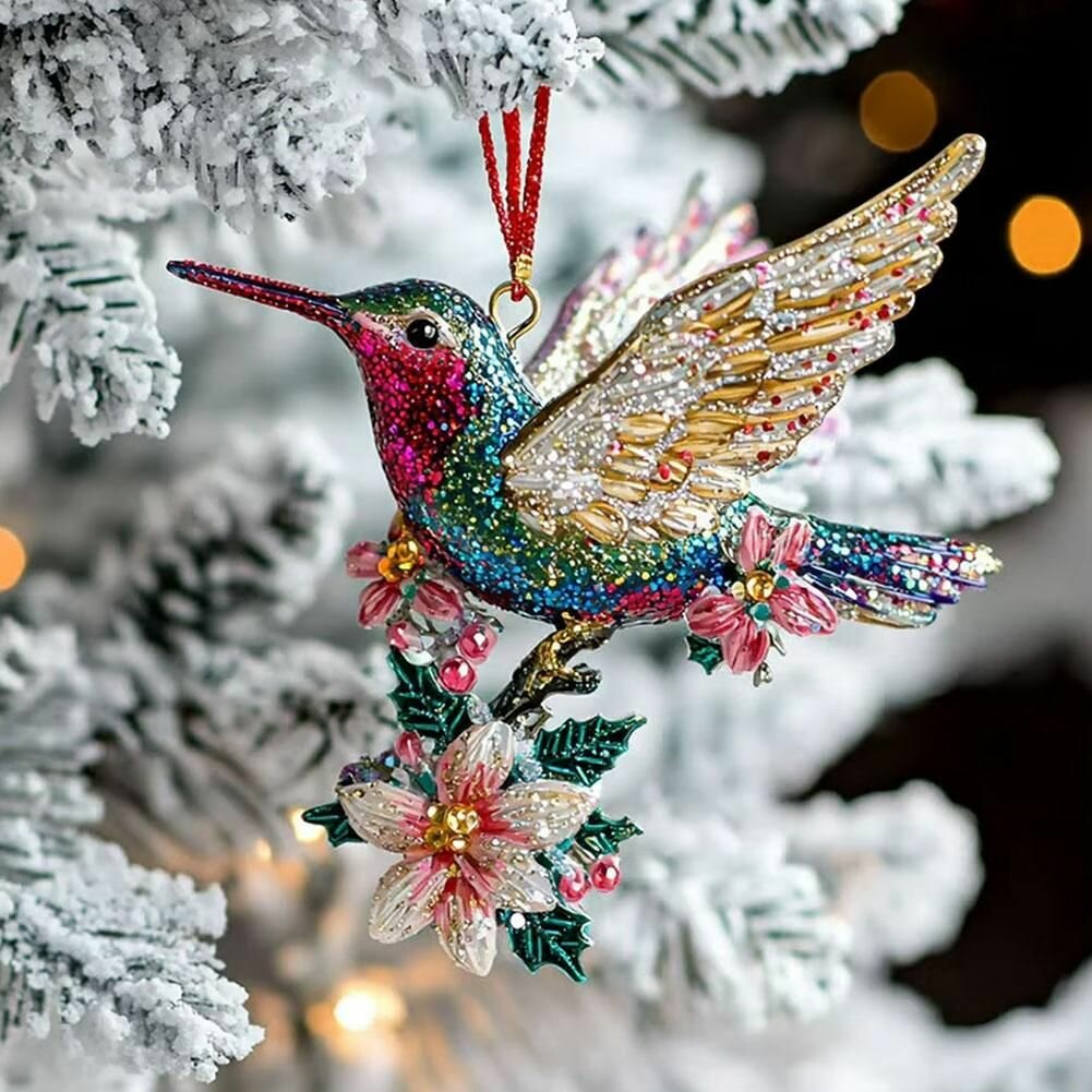 2D-подвеска "Колибри" для ёлки