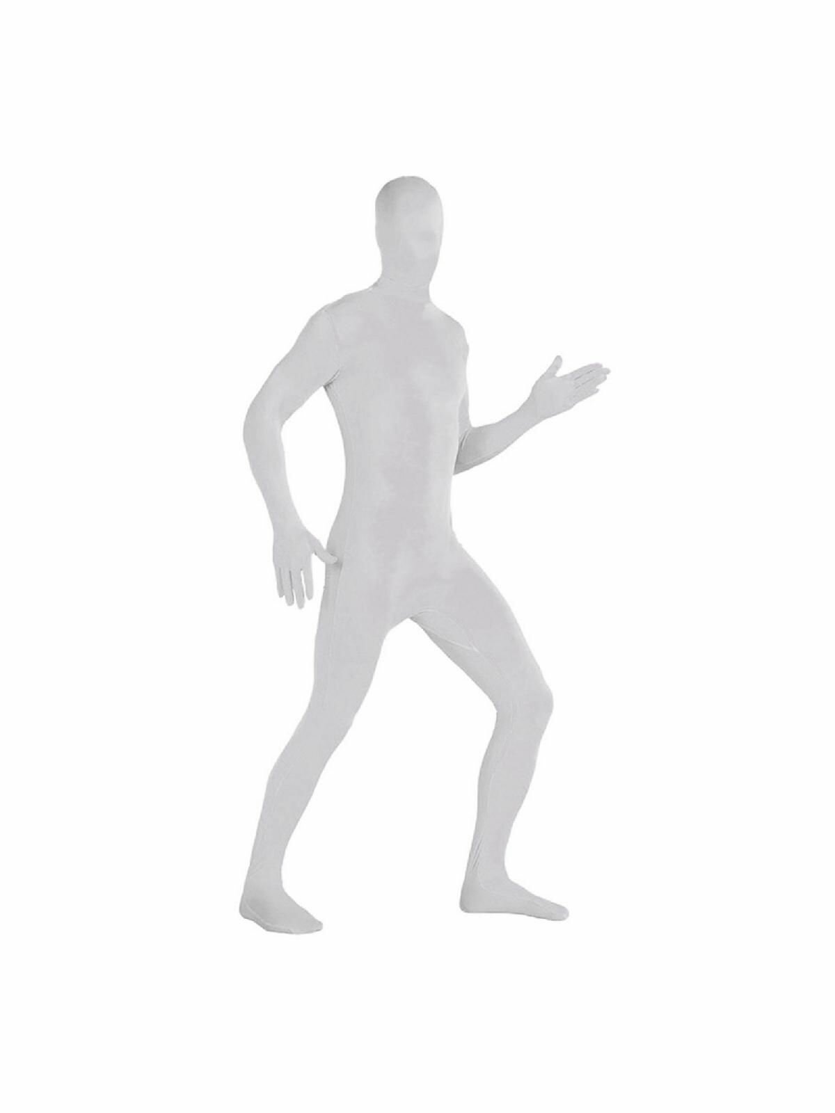 Костюм-комбинезон "Исчезающий человек", Белый - 170cm