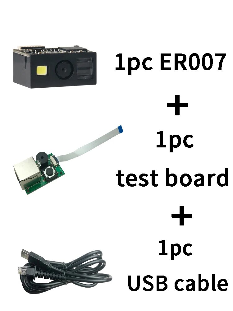 Встроенный модуль сканера штрих-кодов 2D, USB-терминал Arduino, Модуль сканера штрих-кодов TTL, компактный модуль сканера штрих-кодов PDF417 RS232, CMOS-USB