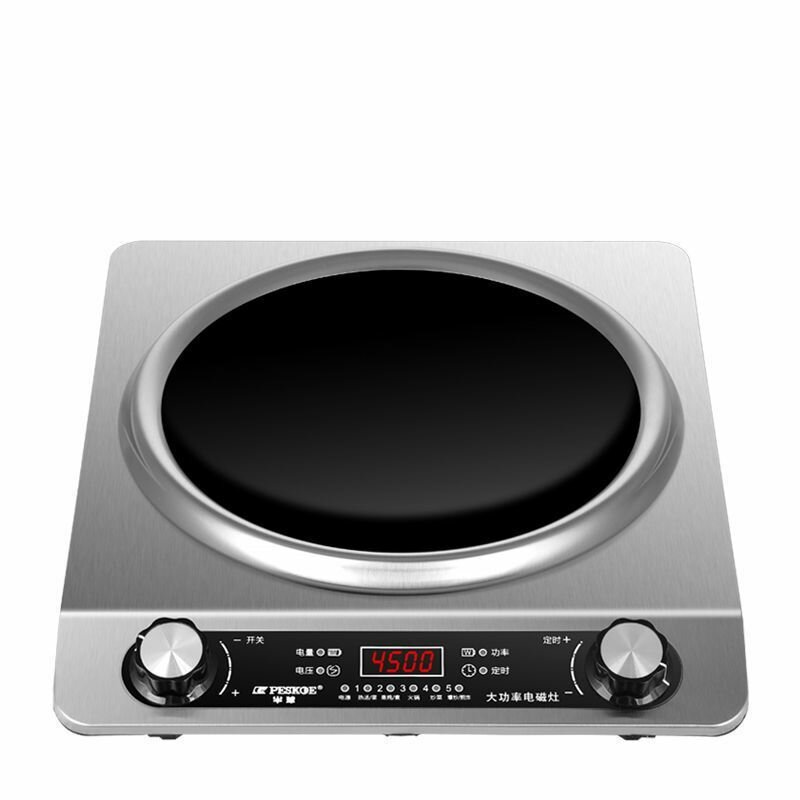 Взрывная вогнутая индукционная плита высокой мощности stir fry многофункциональная