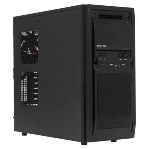 Компьютерный корпус Chieftec Libra (LF-02B-OP) черный - Mid Tower, Micro-ATX, Mini-ITX, Standard-ATX, USB 2.0 Type-A