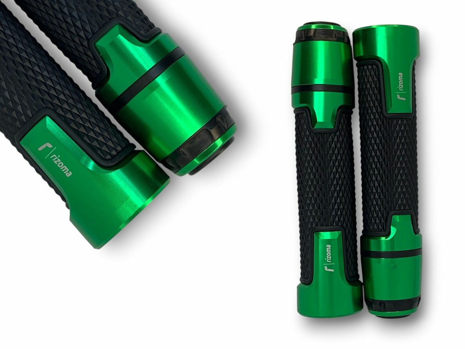 Грипсы с грузиками 22мм модель 4 Зеленый