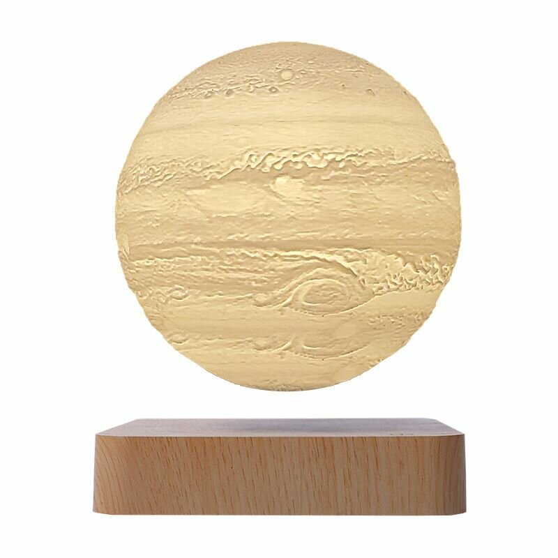 Магнитный левитационный планетарный свет в форме луны smart touch home decoration light