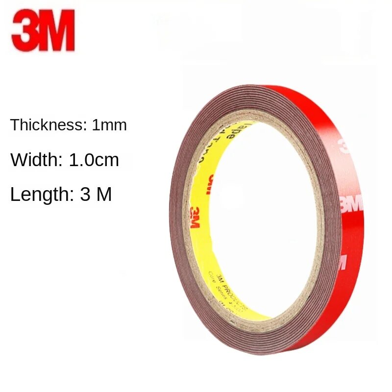 3M клейкая лента 10 мм, 3 м, 1 мм