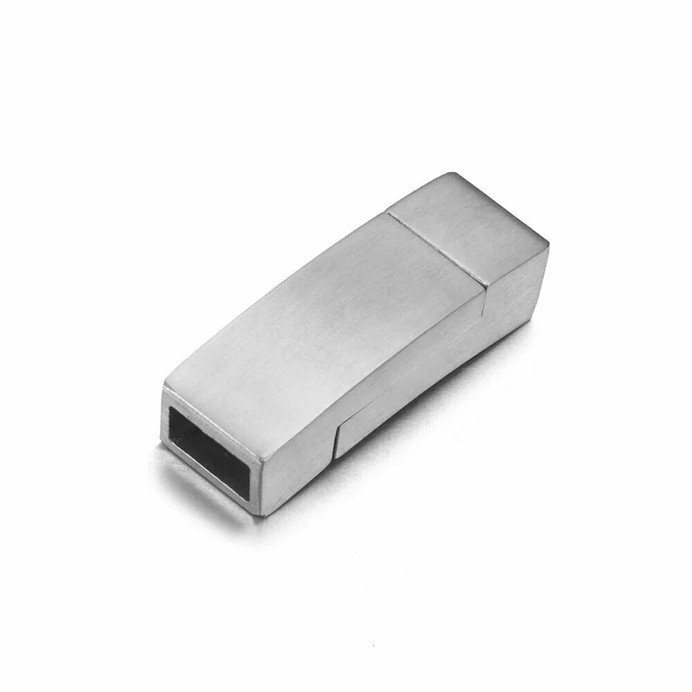 Магнитные застежки EMBLAASK из нержавеющей стали для браслетов Серебряный, Matte Steel