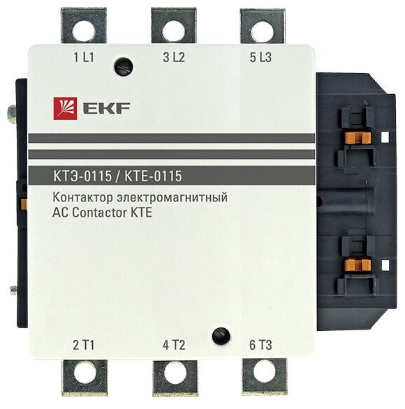 Контактор КТЭ 115А, катушка управления 230В, EKF (ctr-b-115)