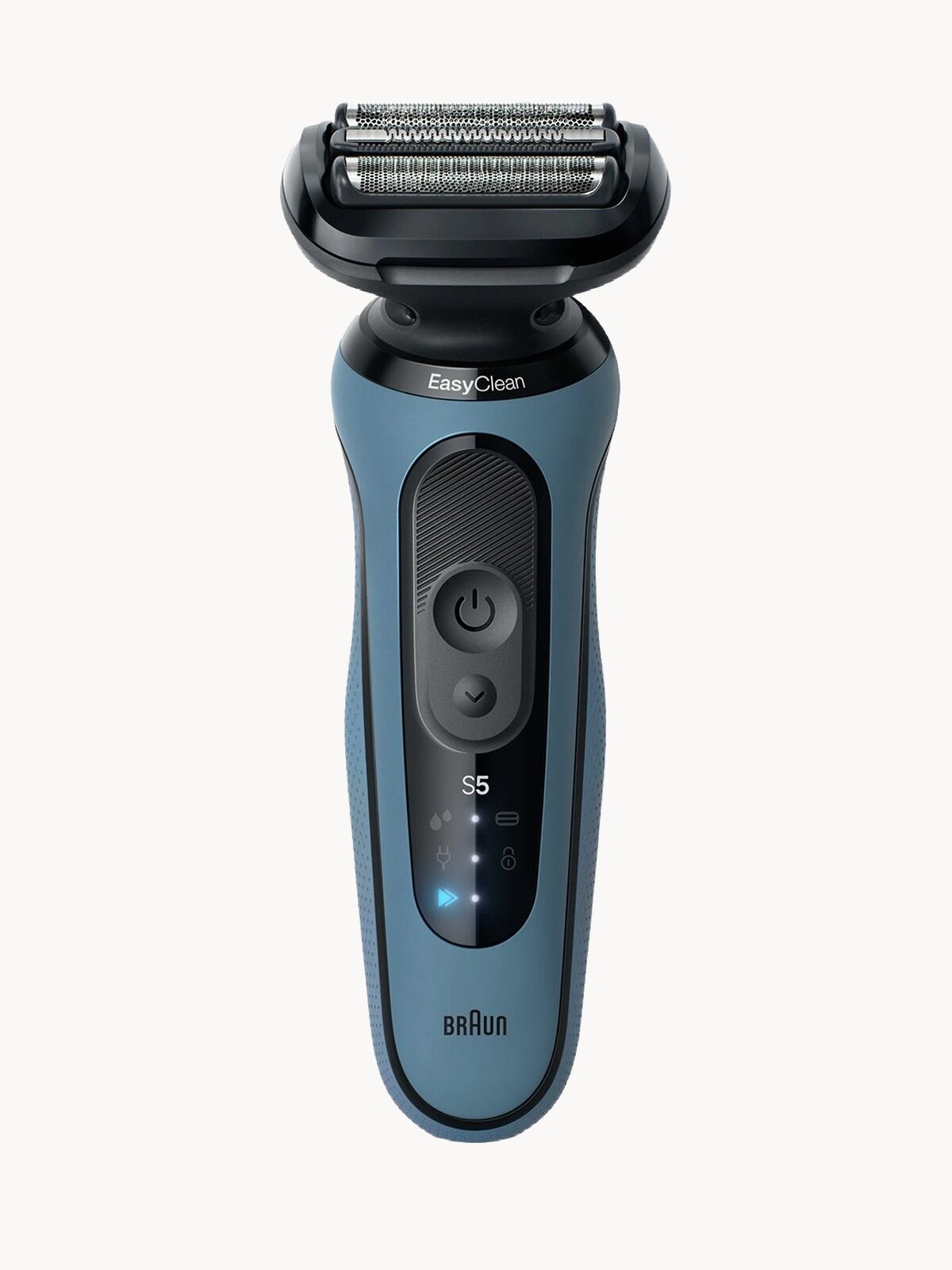 Электробритва мужская Braun Серия 5 52-A1650s с 9 насадками, светло-синяя