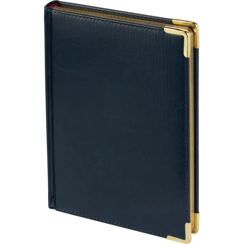 Ежедневник недатированный А5+, 145х205, Sidney Nebraska, син, з. уг 3-128/14