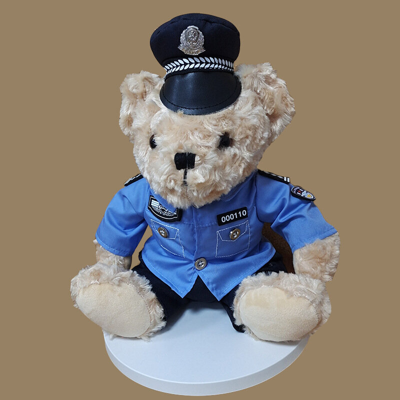 Медведь дорожной полиции, плюшевая игрушка, кукла, кукла, кукла, кукла, кукла, мотоциклист, девочка, детский подарок