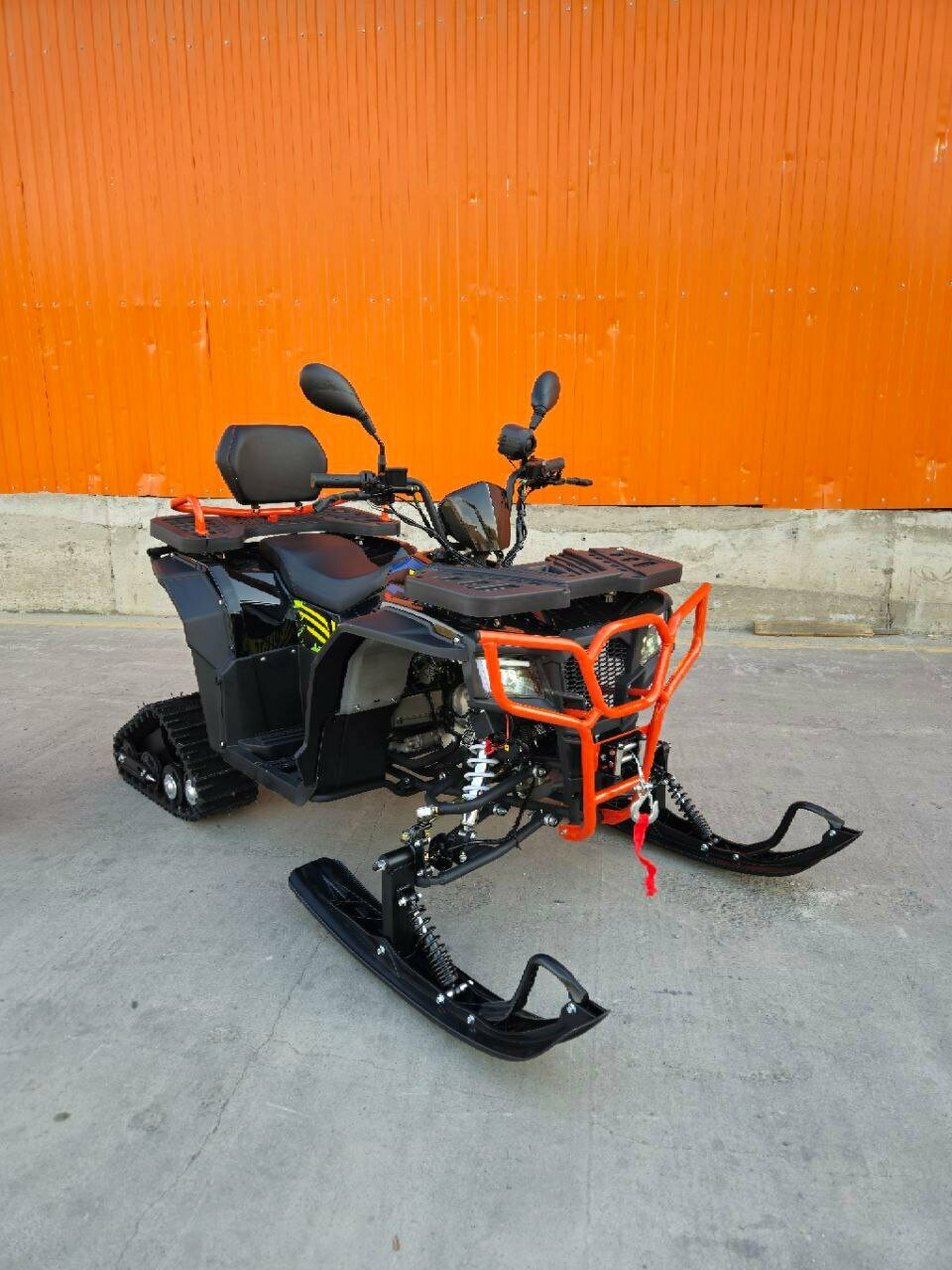 Квадроцикл снегоход TEZZA HUNTER 2в1 200СС комплект колес и гусениц в комплекте