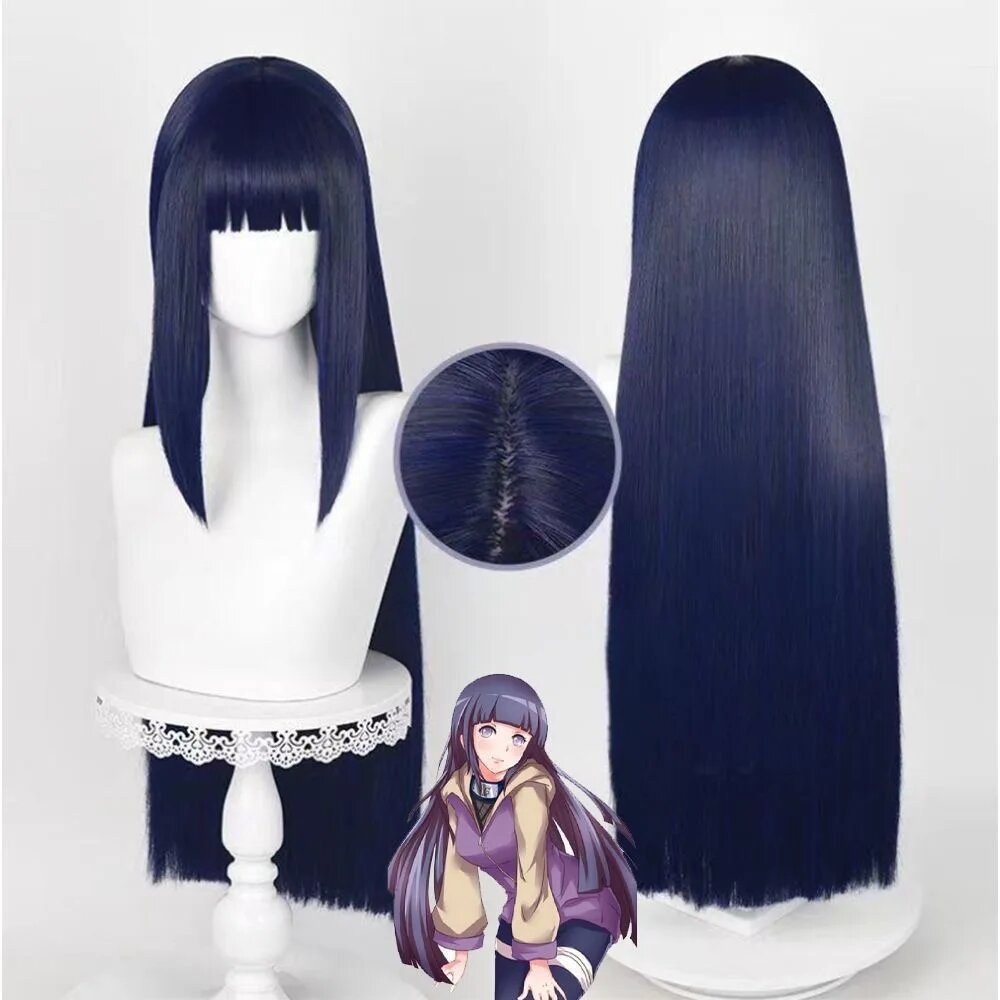 Косплей костюм Hinata Hyuga фиолетовый Фиолетовый, XXXL, Wig Only(One Size)