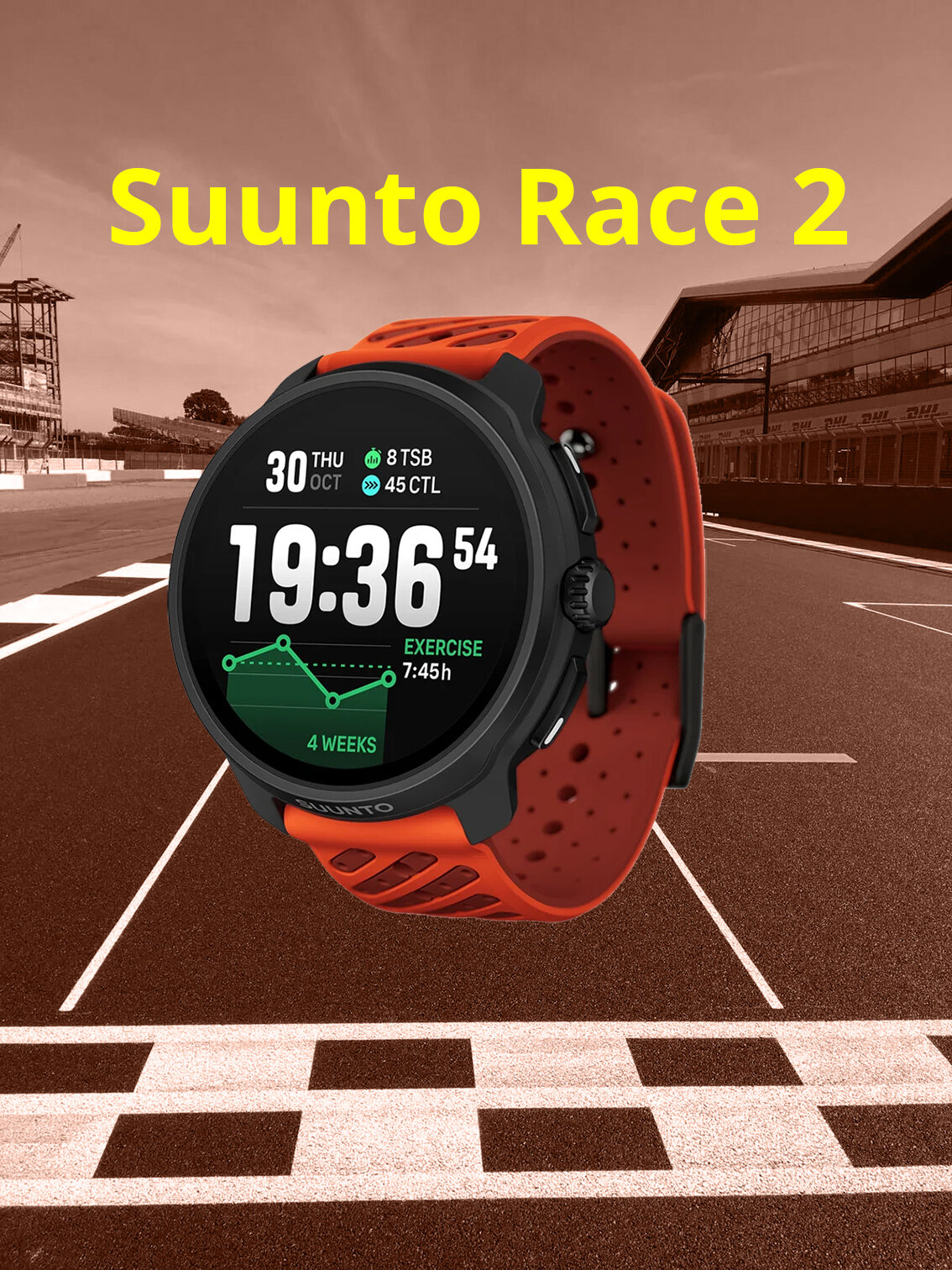 Часы SUUNTO RACE 2 Coral Orange