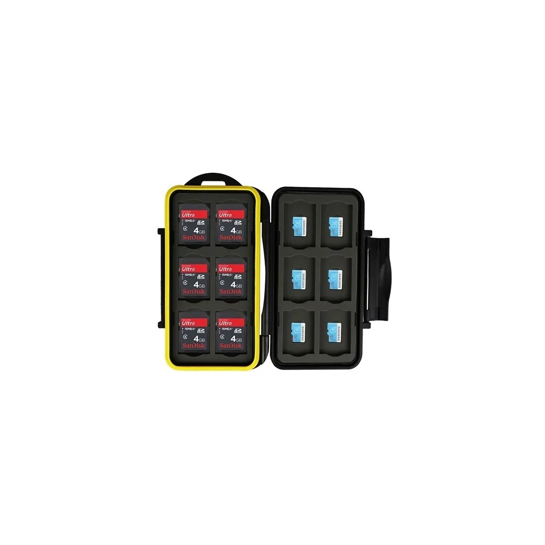 Водонепроницаемый кейс для карт памяти JJC MC-SDMSD24 (12xSD + 12xMicroSD)