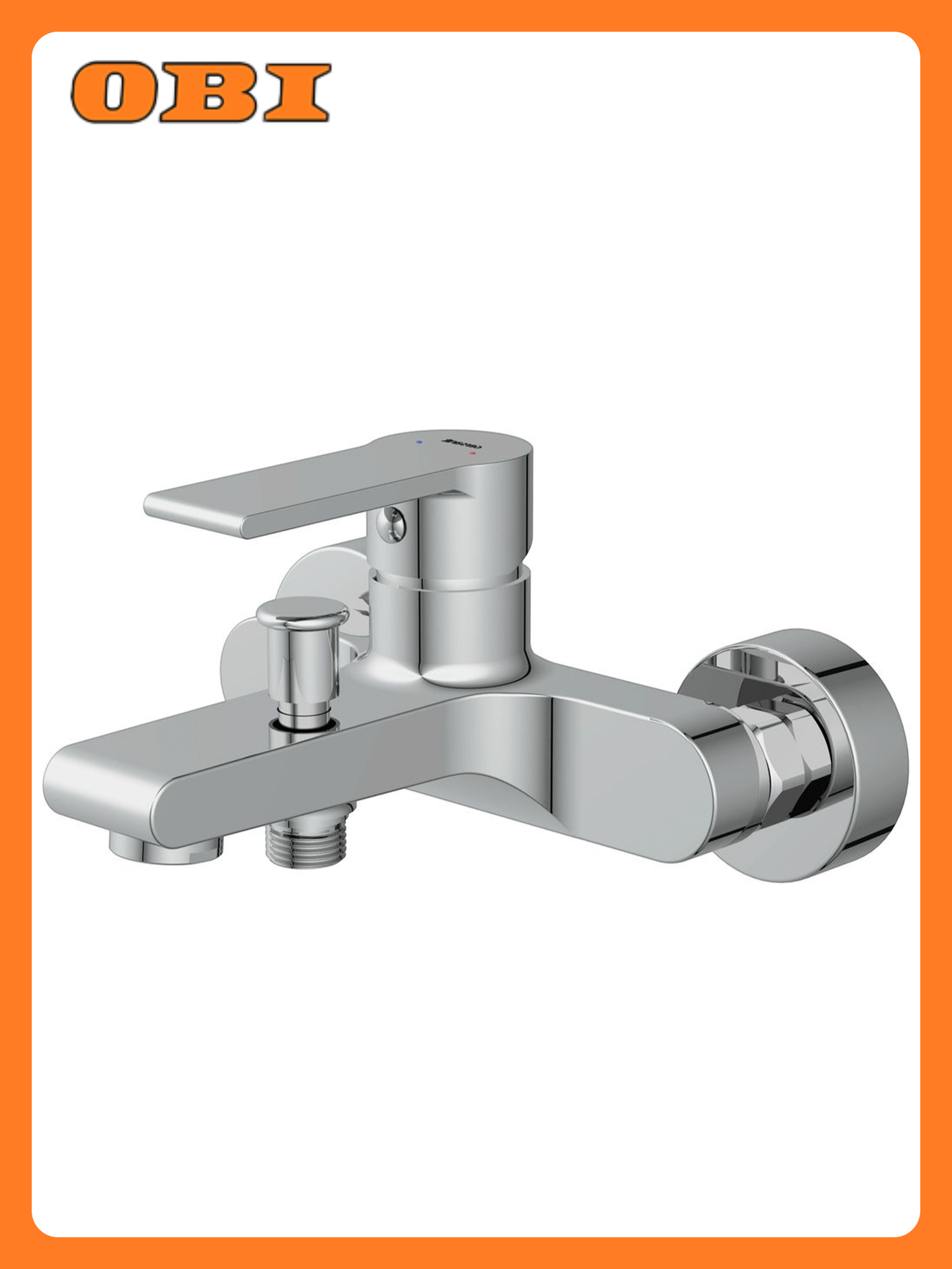 Смеситель для ванны Cersanit BRASKO А63021, рычажное управление