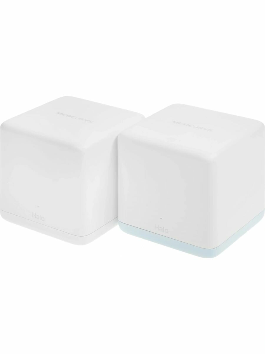 Бесшовный Mesh роутер MERCUSYS Halo H32G, Wi-Fi 5, AC1200, 2.4/5ГГц, 1 LAN, белый, 2 шт. в комплекте halo h32g(2-pack)