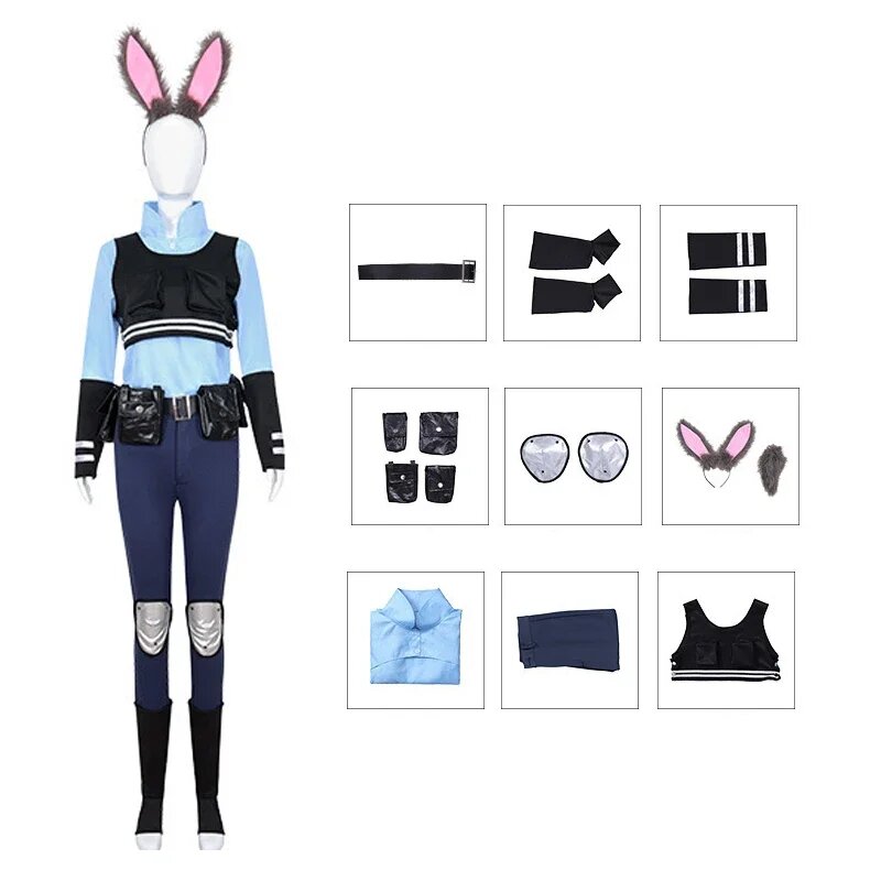 Косплей костюм Джуди из Зверополиса L, JudyCostume