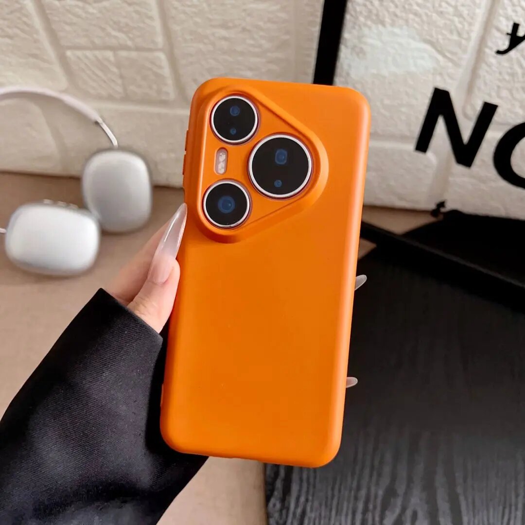 Оранжевый чехол для Huawei Pura 80 Pro