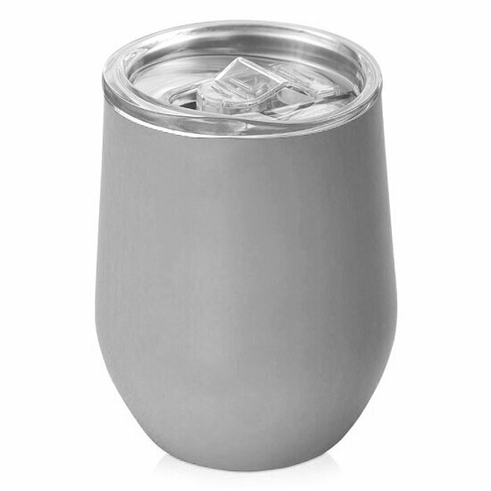 Термокружка Waterline "Sense" 370 мл, вакуумная, нерж. сталь, серый (827117W)