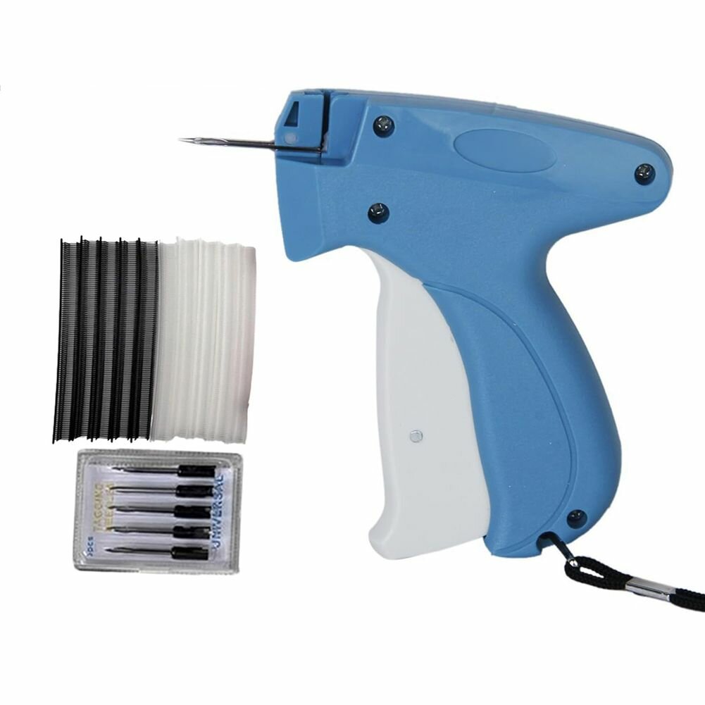 Ручная машинка для сшивания ярлыков, синяя