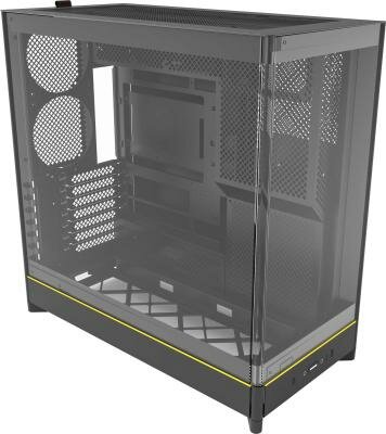Корпус Montech HS02 черный без БП ATX 8x120mm 2xUSB3.0 audio bott PSU