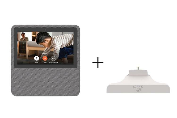 Умная колонка DuerOS, цвет: 1c gray + tempered film + white base