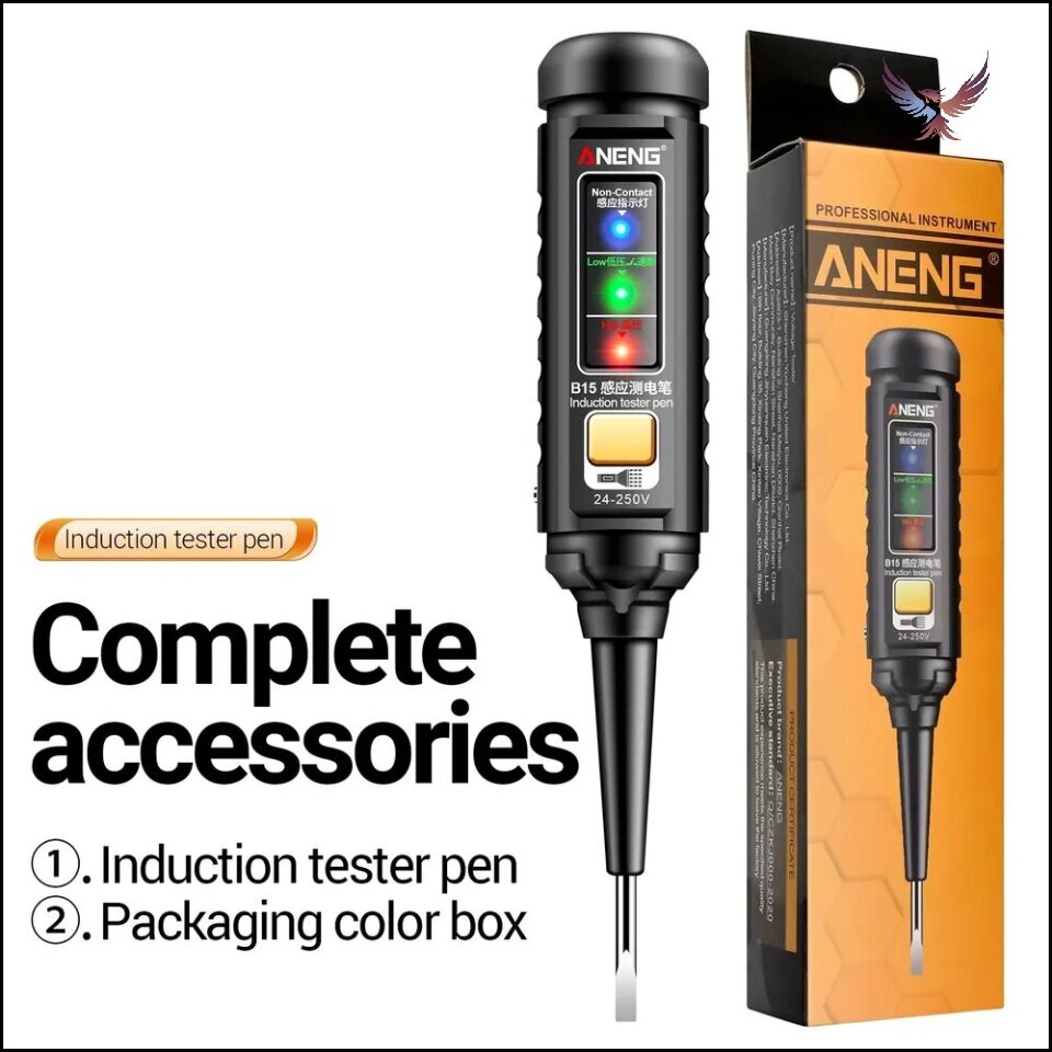 Мультиметр ANENG B15, с функцией NCV, цифровой, фонарик, тип ААА