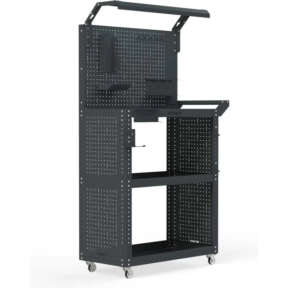 Тележка инструментальная ООО Металекс тип 6 800х450х950 3 полки (серый) 118857