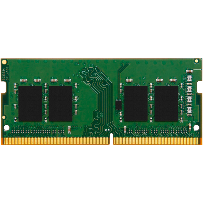 Оперативная память Kingston KVR32S22S8/16, 16 ГБ DDR4, 3200 MT/s, CL22, SODIMM, Non-ECC, 1Rx8