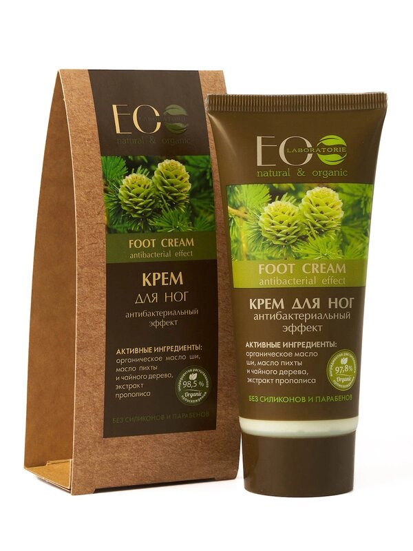 Крем для ног EO Laboratorie "Антибактериальный эффект", 100 мл