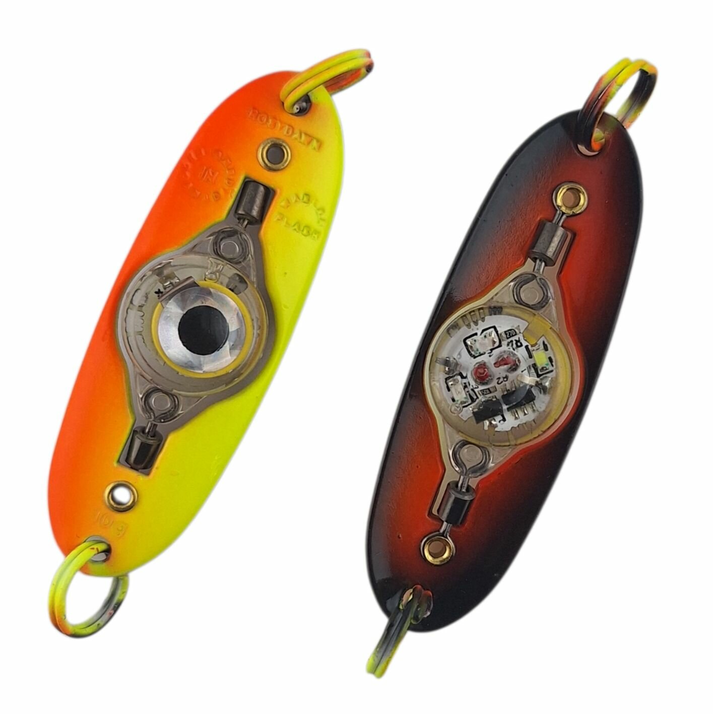 Блесна Willmans мигающая, светодиодная, триколор, 10гр 57мм