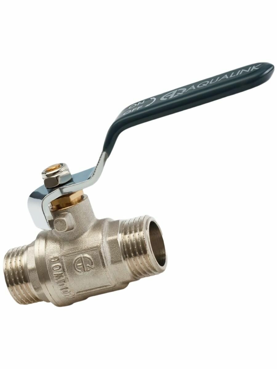 Кран шаровой резьба/резьба (рычаг) AQUALINK 1/2"
