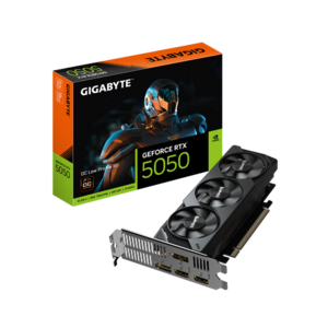 Видеокарта Gigabyte Видеокарта Gigabyte RTX5050 OC Low Profile 8GB GDDR6 128bit 2xDP 2xHDMI 3FAN LP RTL
