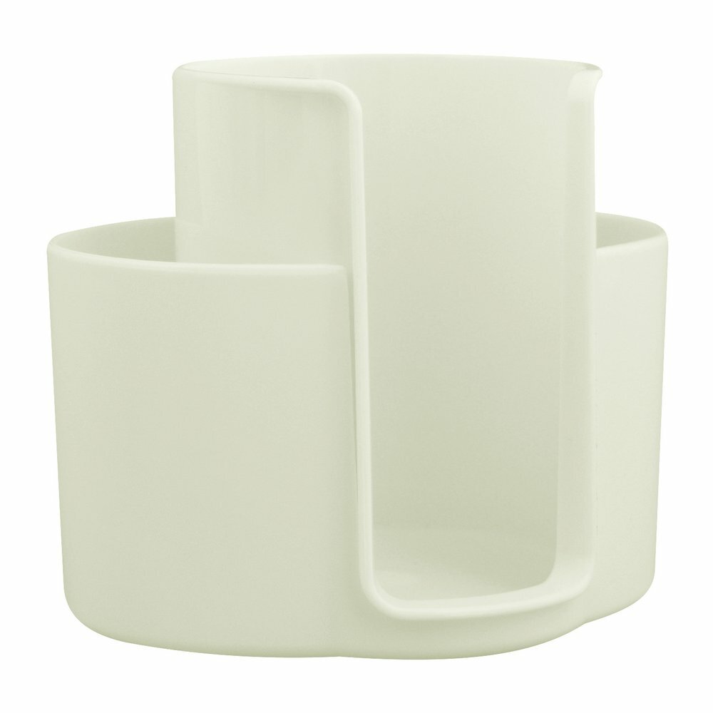 Контейнер для ватных дисков и палочек Zoy слоновая кость. Размер 10х8х8,5 см. NEW