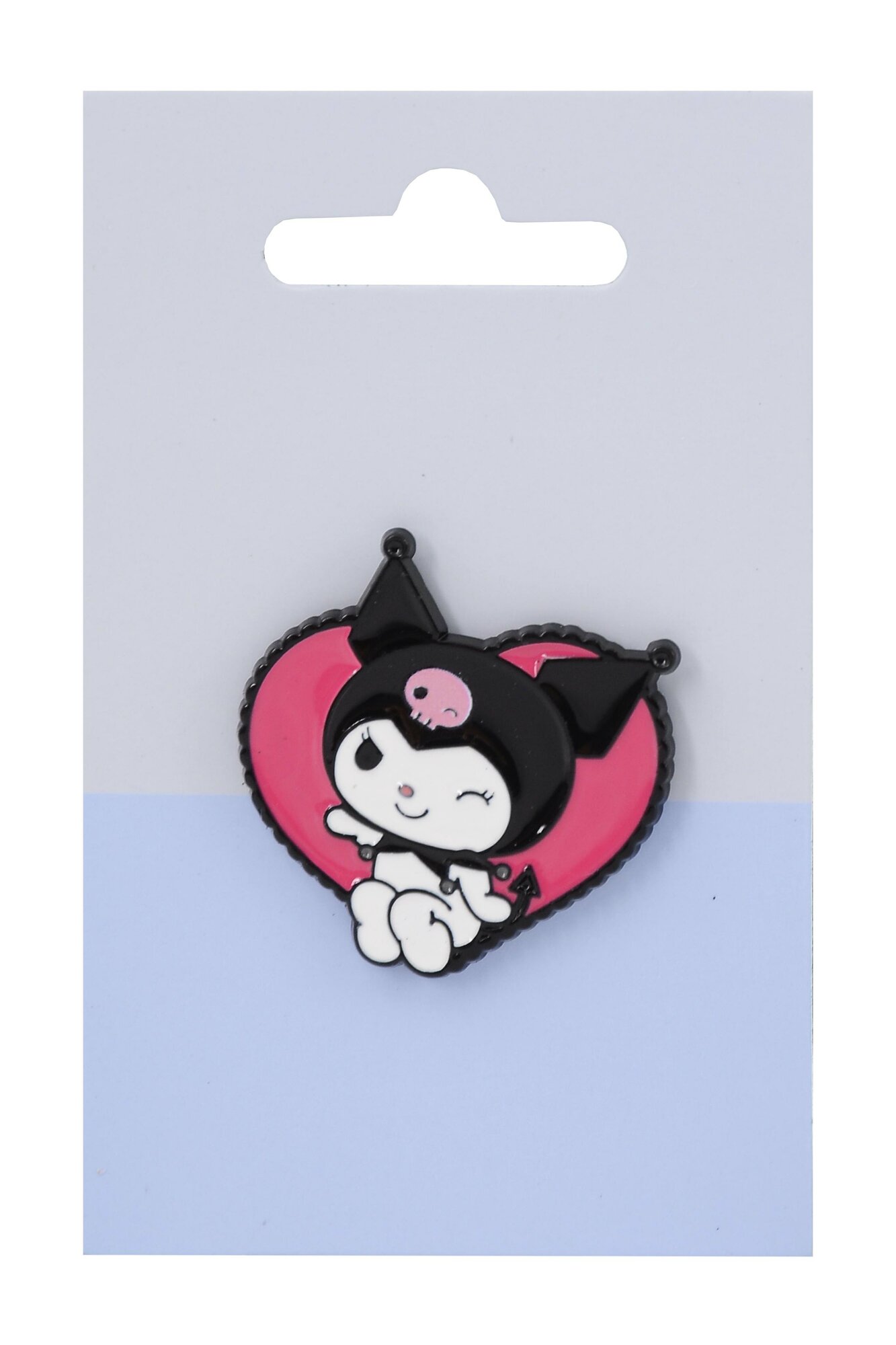 Значок Sanrio Мордочка в сердечке (металл)
