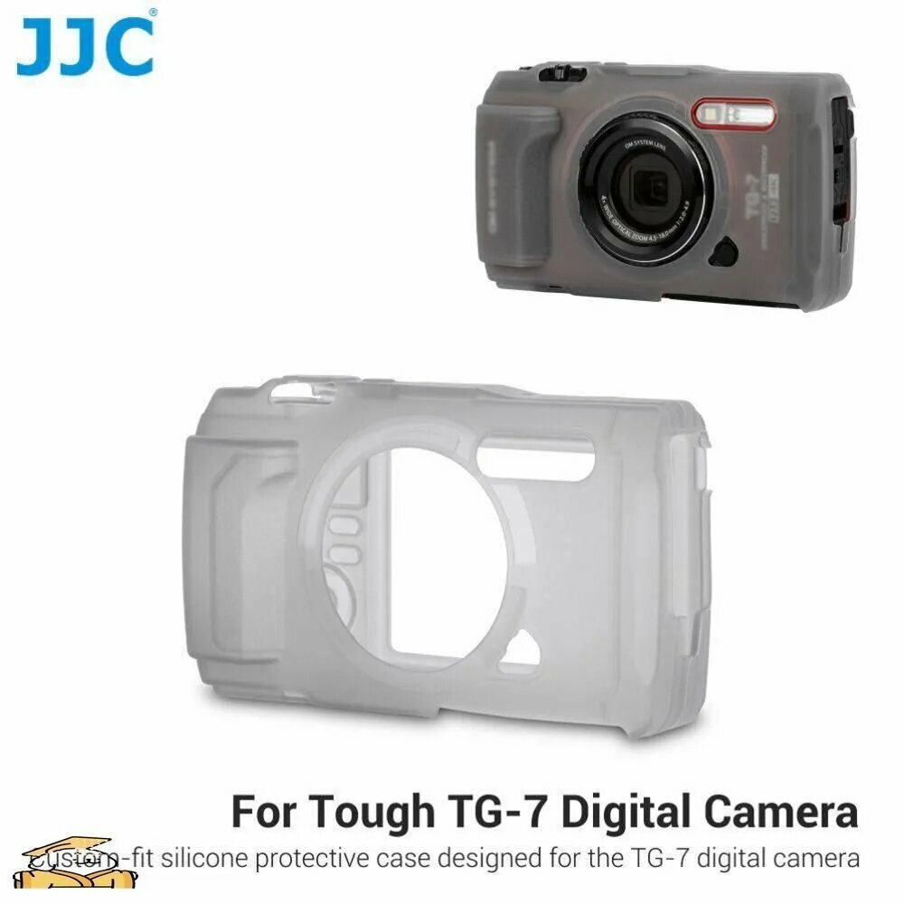 JJC Защитный корпус силиконовой камеры для Olympus OM SYSTEM Touch TG7 TG-7 заменяет CSH -128