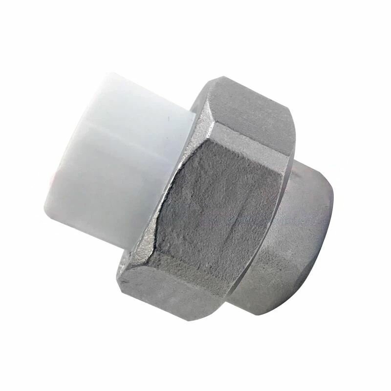 Муфта усиленная Valfex комбинированная, разъемная, американка, с внутренней резьбой, 20х1-2 дюйма, белая