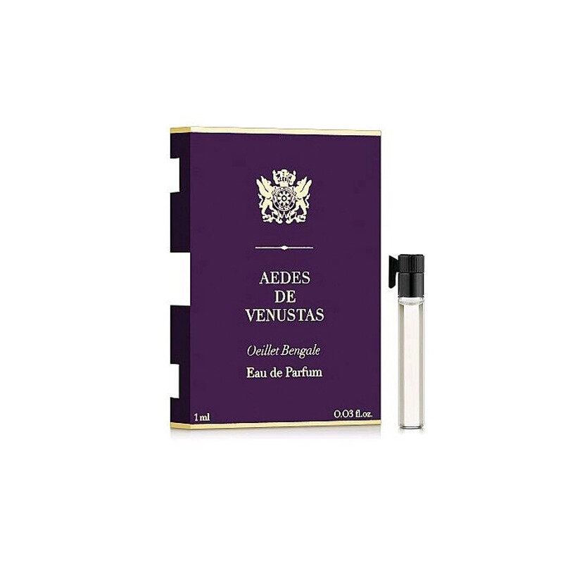 Парфюмерная вода Aedes De Venustas Oeillet Bengale миниатюра 1 мл / Пробник духов Аедес Де Венустас Ойлет Бенгаль