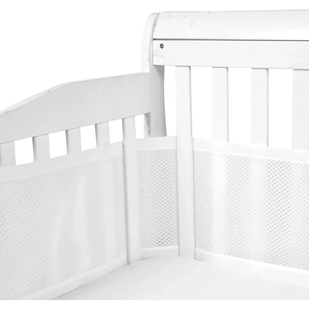 Бампер для детской кроватки, Бампер для детской кроватки, Подкладка из 3D-сетки, препятствующая воздушному потоку,