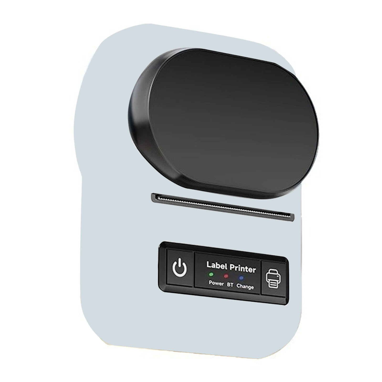 Портативный, компактный, многофункциональный термопринтер для этикеток, устройство для печати прозрачных этикеток, подходит для дома, магазина и офиса, синий.