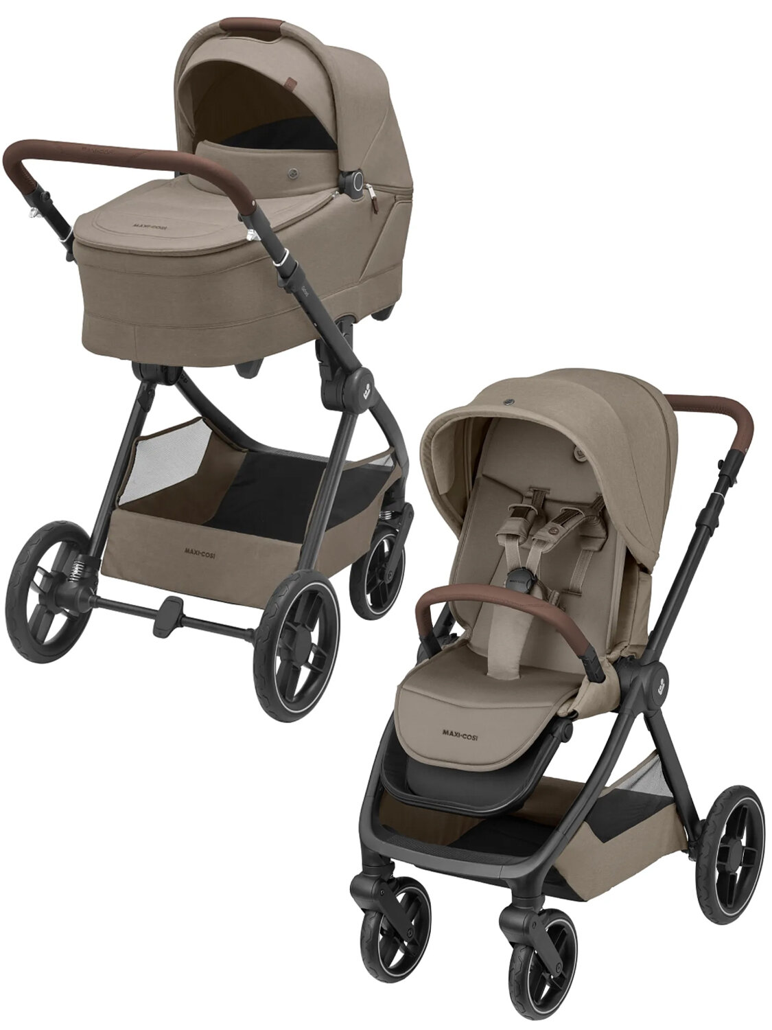 Коляска 2 в 1 Maxi-Cosi Oxford Plus Twillic Truffle