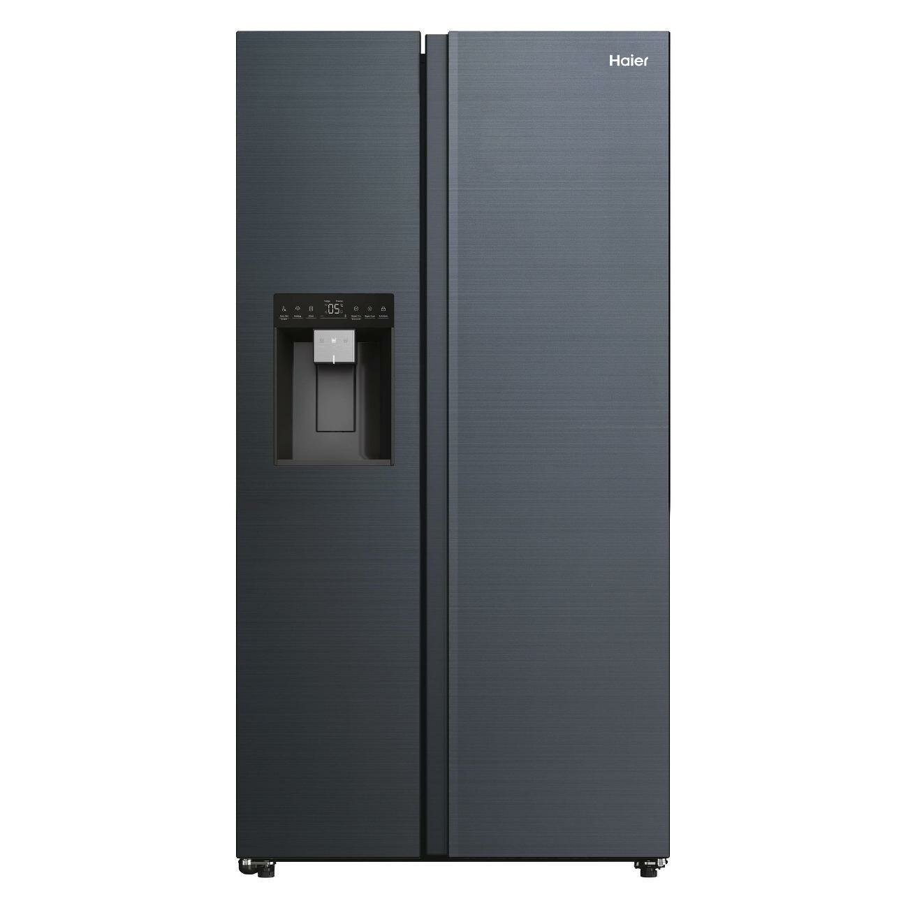Холодильник Haier HRF-600IP7ERU, Side-by-Side, графитовый, No Frost, 504 л