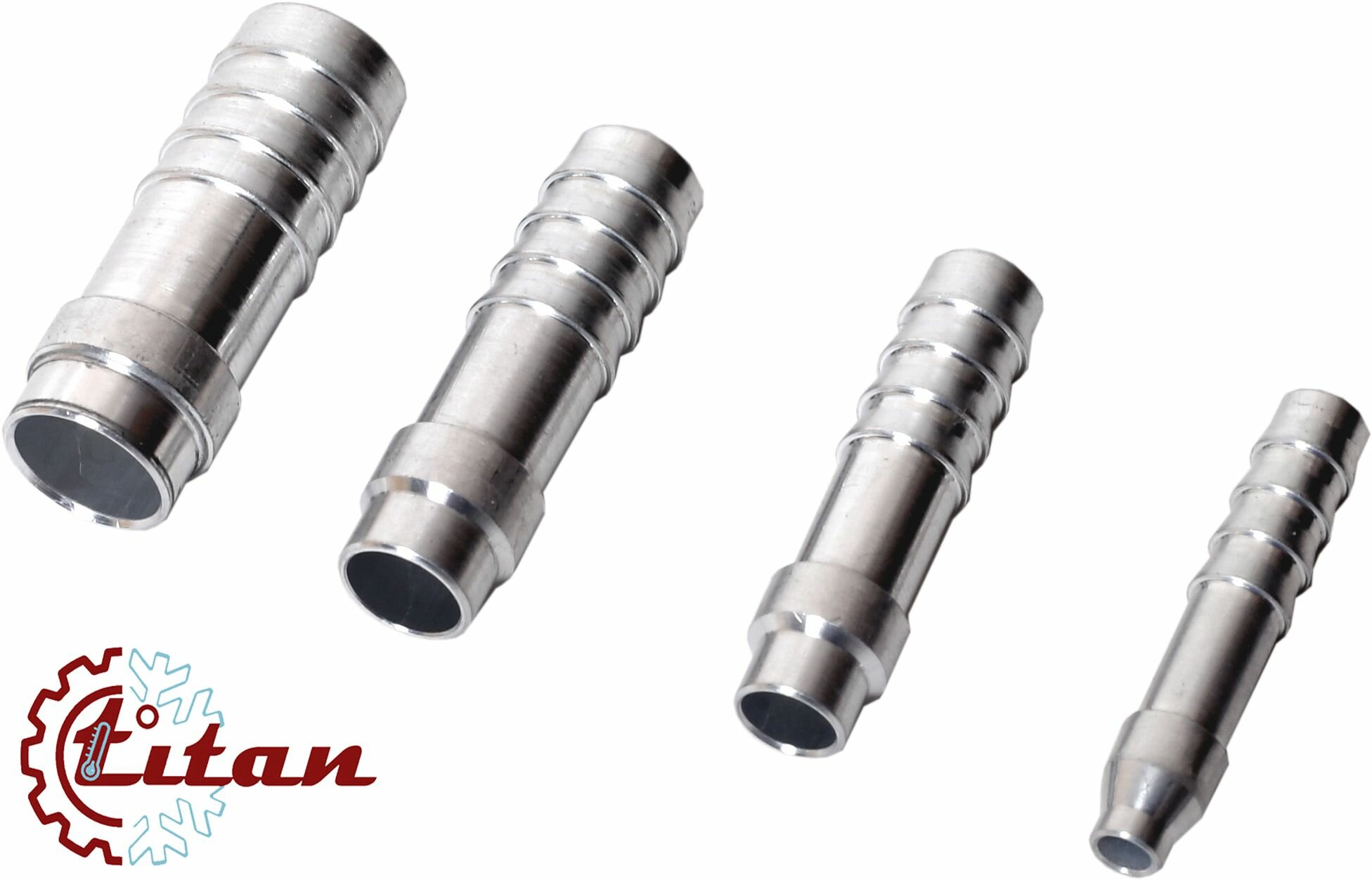 Штуцер алюминиевый 13мм 5/8 №10 под пайку вставной (1шт.) TITAN