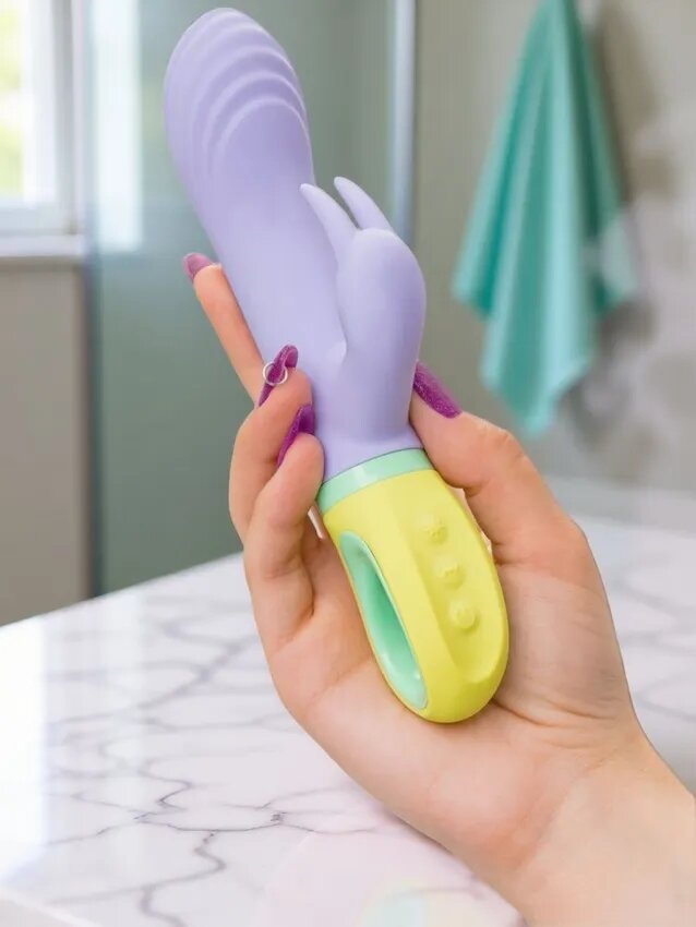 Вибратор для точки G с клиторальной стимуляцией Dual Vibe, 10 режимов