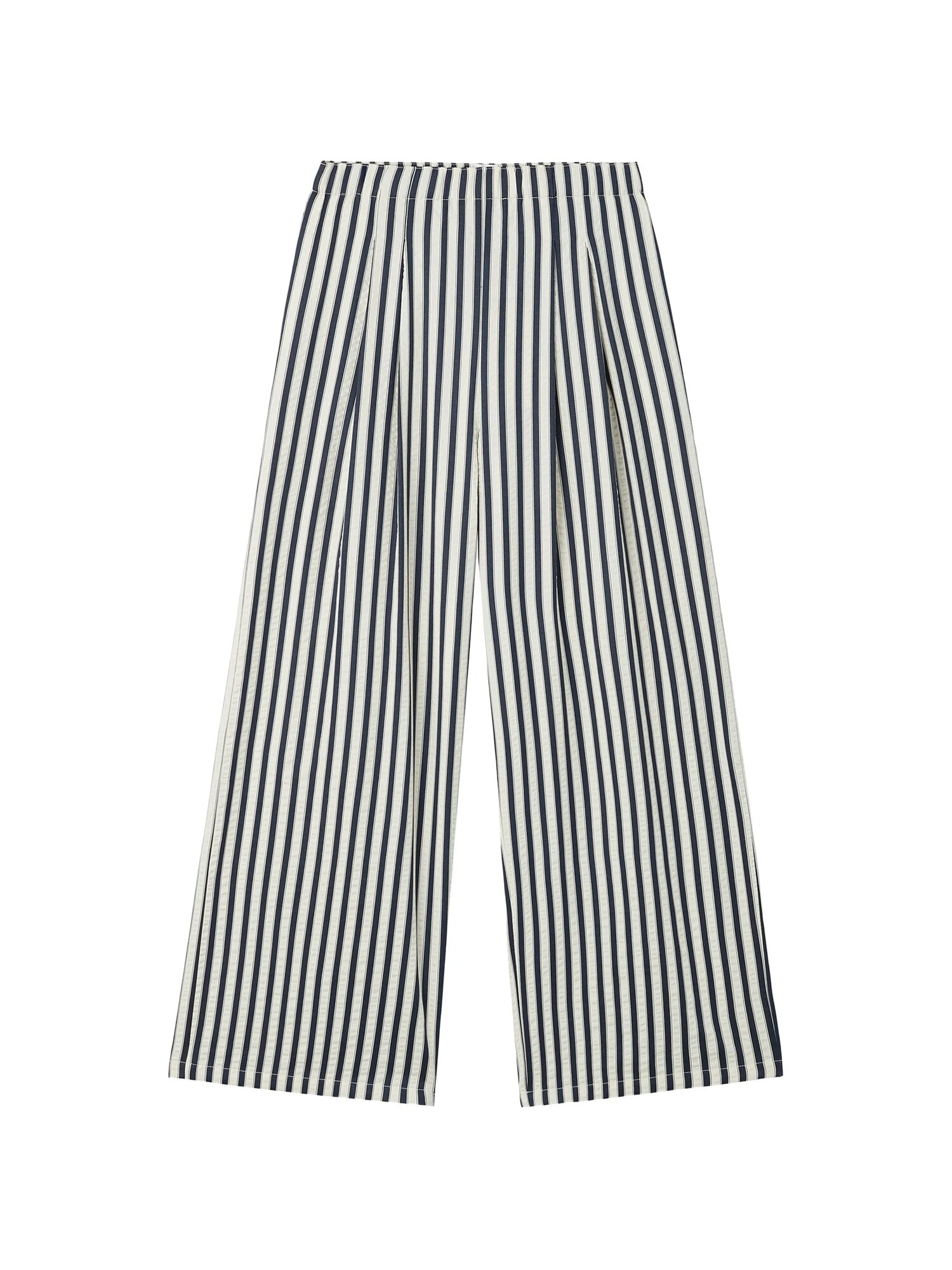 Брюки B+ab Striped wide-leg trousers