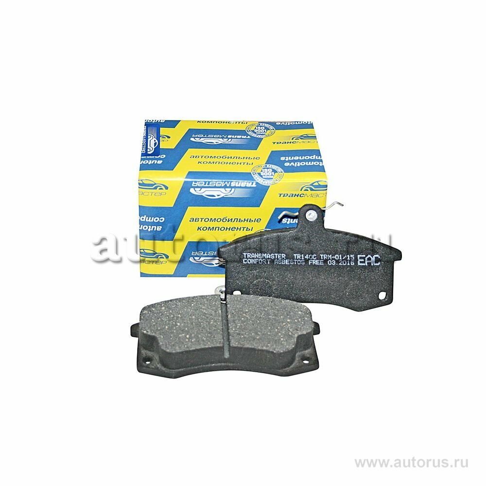 Колодка дискового тормоза с накладками в сборе для а/м ВАЗ-2110 76942 Comfort TRANSMASTER TR140C